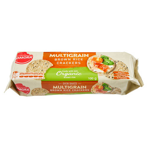 Multigrain Brown Rice Crackers 100g